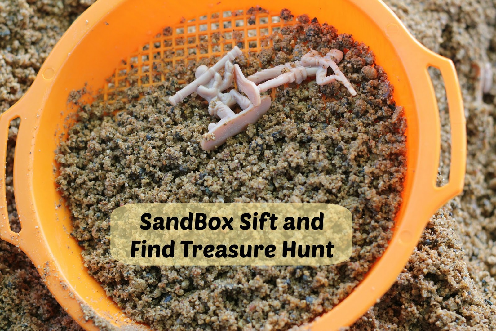 Outdoor Fun Activity: Sifting for Treasure