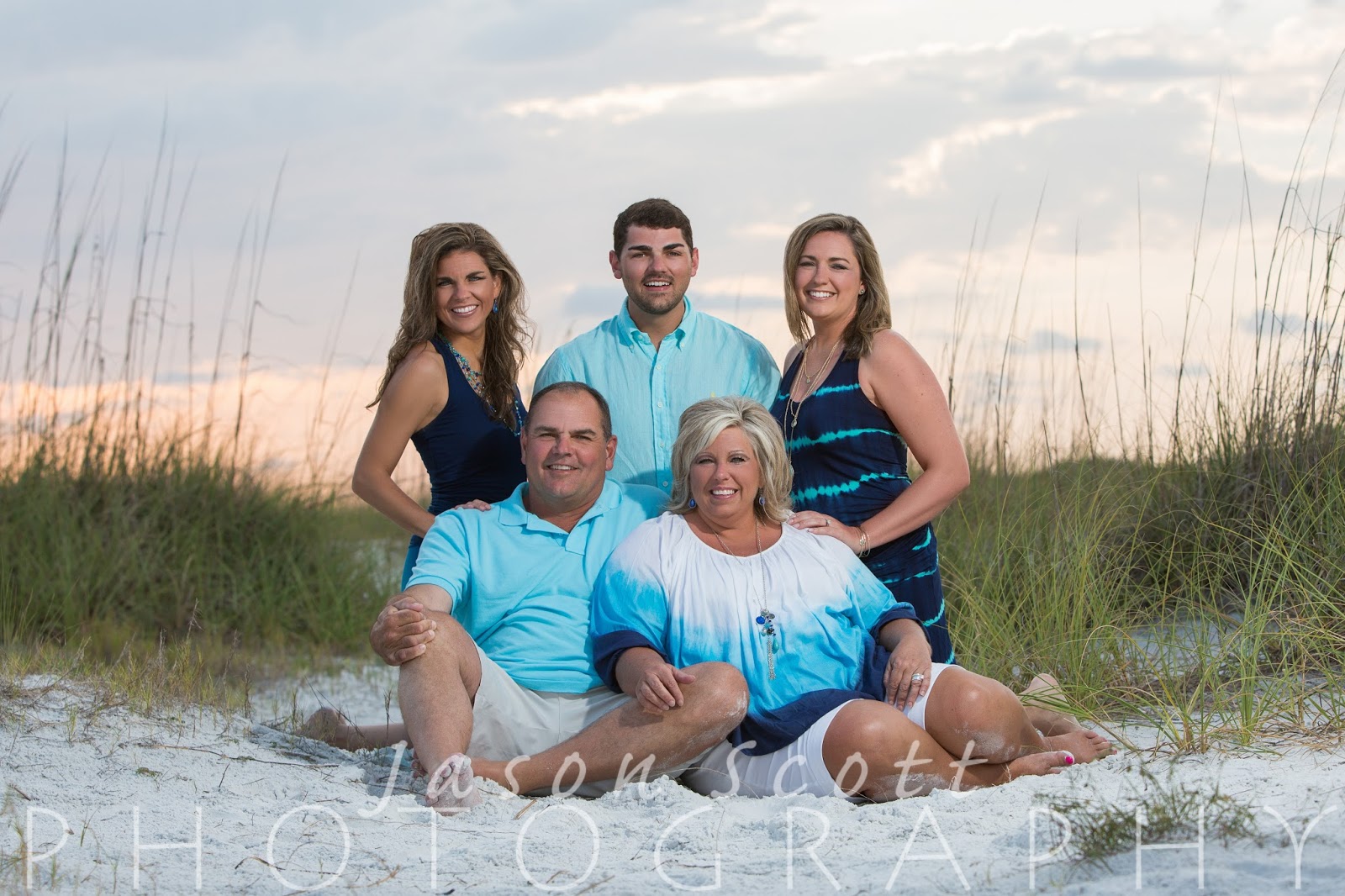 Siesta Key Beach Portraits - Carlock Family | Jason Scott Photography