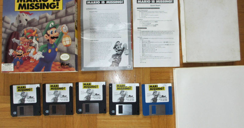 Retro Treasures: Mario Is Missing (MS-DOS)