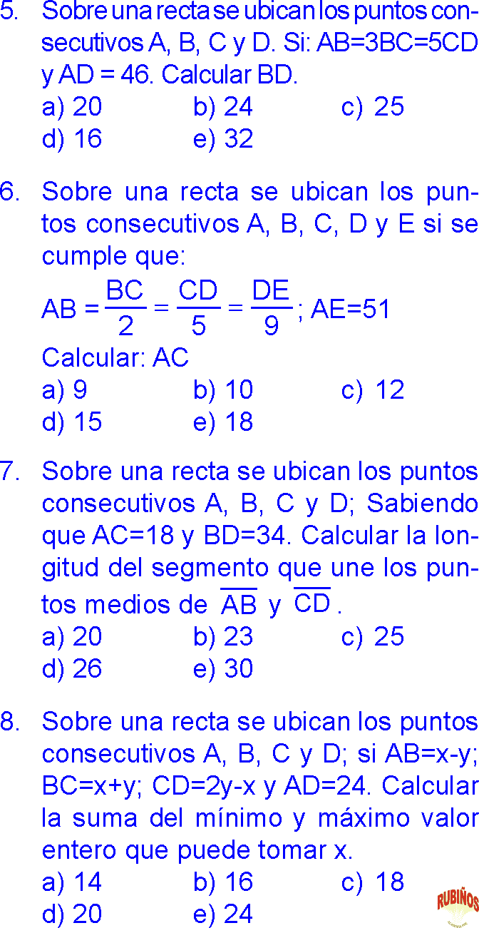 SEGMENTOS EJERCICIOS RESUELTOS PDF