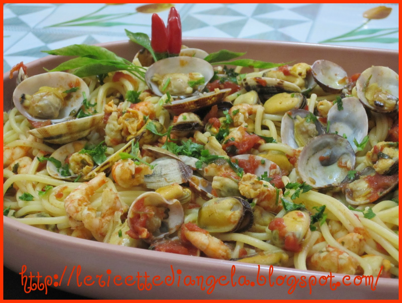 La cucina di Angela: Spaghetti alla marinara