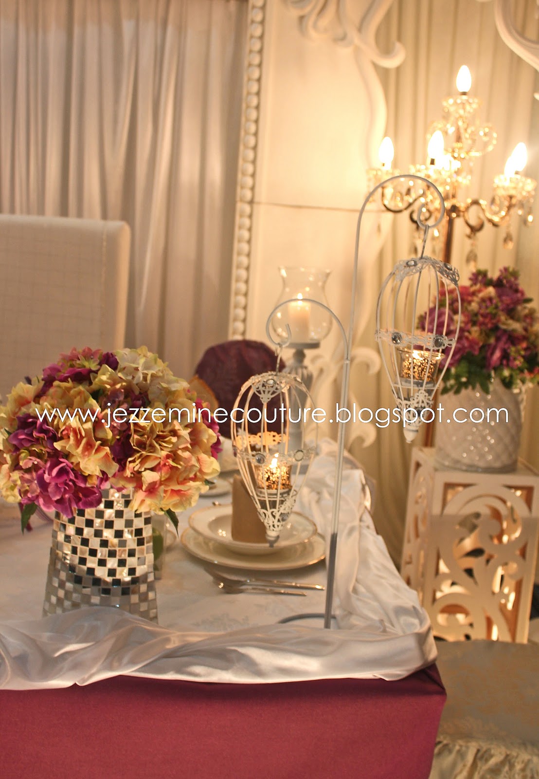 Jezzemine Couture: Dekorasi Meja Makan Pengantin 2