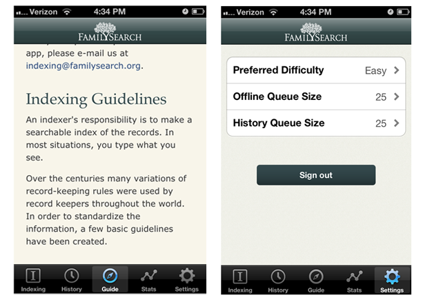 Smartphones e Tablets - Aplicativo FamilySearch Indexing para Download ...