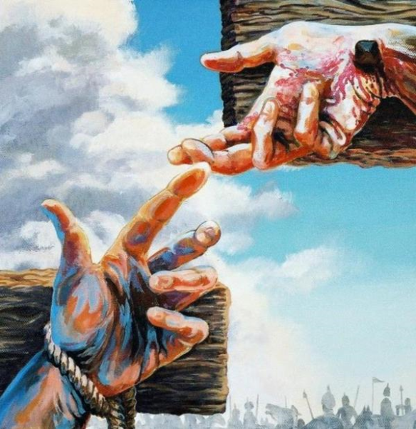 E-nklings: First Lenten Midweek Sermon: "Jesus' Second Word on the Cross"