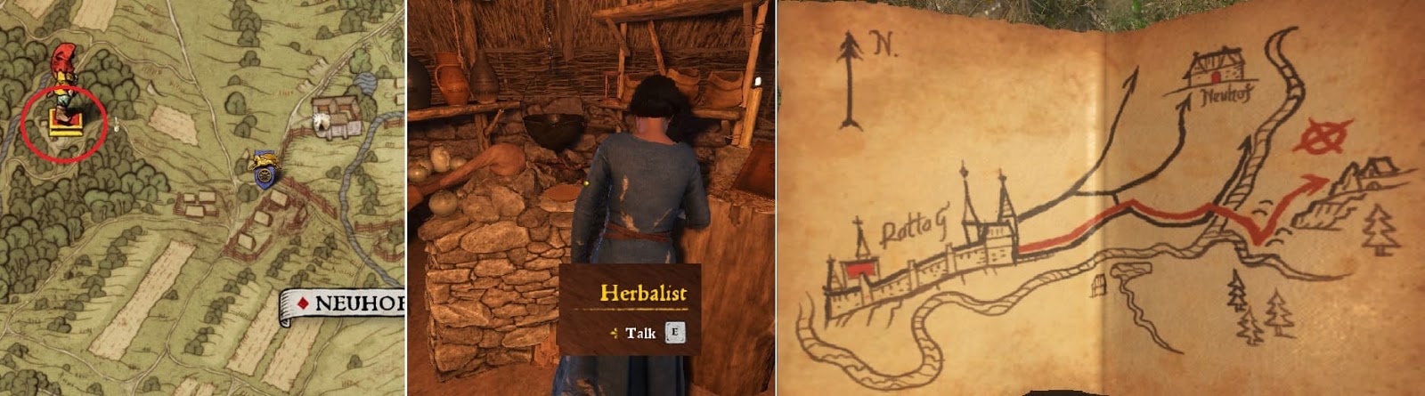 킹덤 컴 보물지도 공략 / 보물 사냥꾼 헨리의 모험 / KCD Treasure Map locations