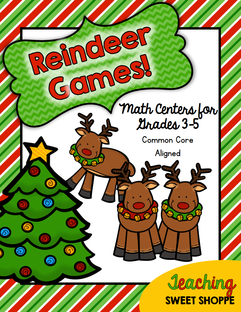 The Teaching Sweet Shoppe!: Christmas Themed Math Centers for Grades 3-5!