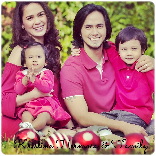 Ini Blog Bui: Gambar Kristine Hermosa Bersama Suami Dan Anak-Anak