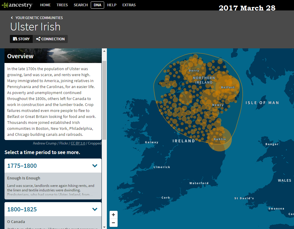 Family History Research by Jody Lutter: Genetic Communities by AncestryDNA
