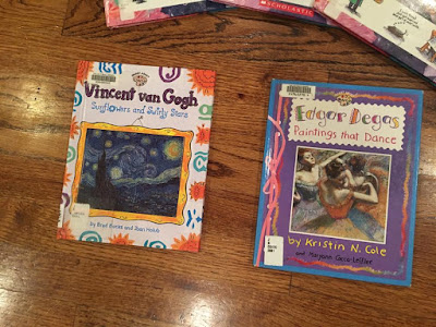 Homeschool Happenings: Books on Artists for Kids