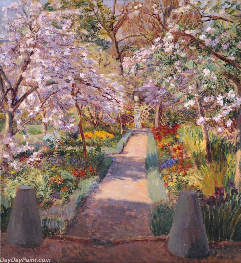 Day Day Paint Blog: Two Beautiful Garden Paintings