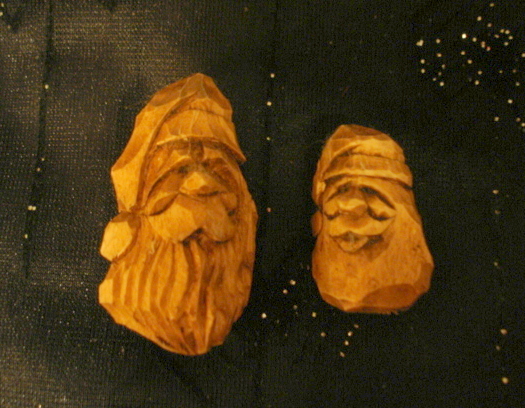 BEGINNERS CARVING CORNER AND BEYOND: Carving Happy Santa Faces