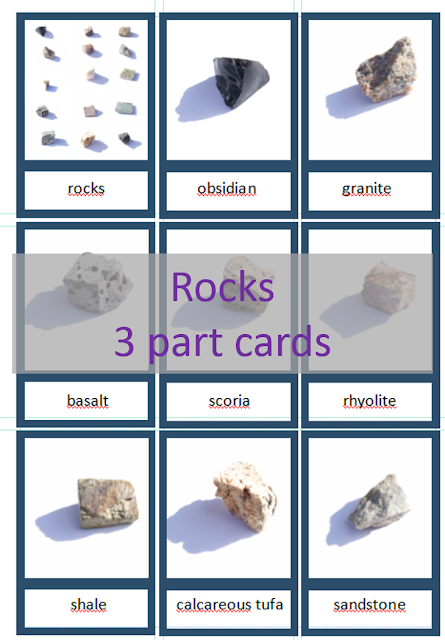 Montessori City Home: Rock theme