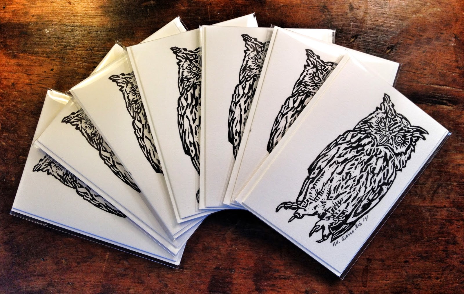 Mark Ainslie Artist and Printmaker AKA FableMountain Who Makes Linocut