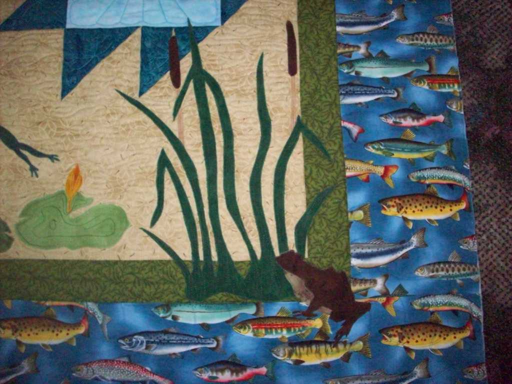 Quilts by Barb - News from Barb: Connie's Fishing Quilt