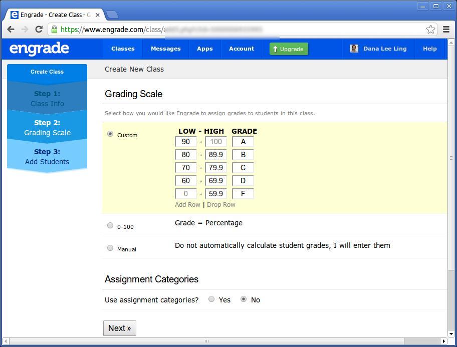 From MyShark to Engrade: Entering class lists