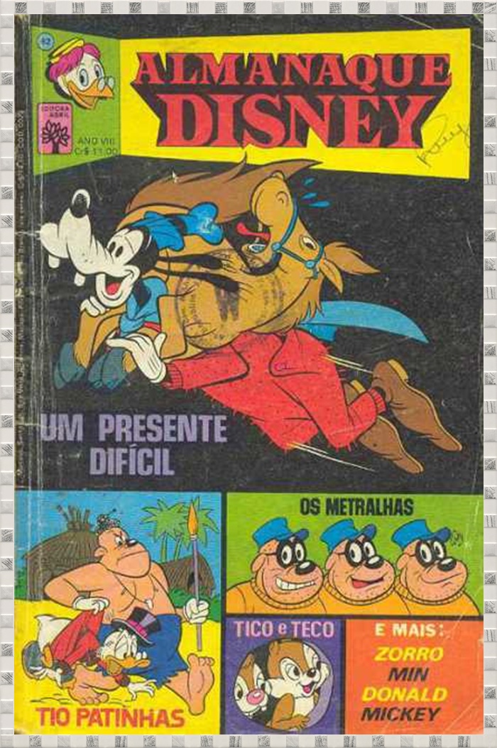 CAPAS DE GIBI COVERS COMICS-ALMANAQUE DISNEY 01