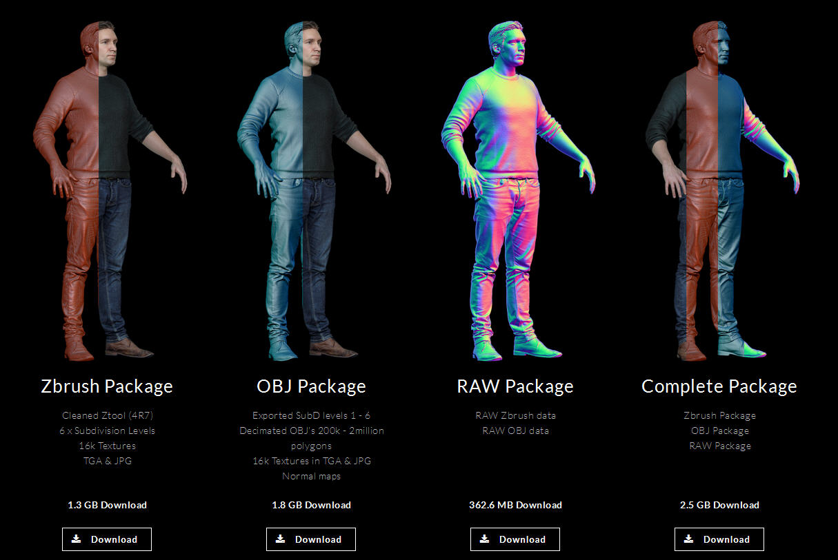 Download Ten24 Sample Scan Model | Computer Graphics Daily News