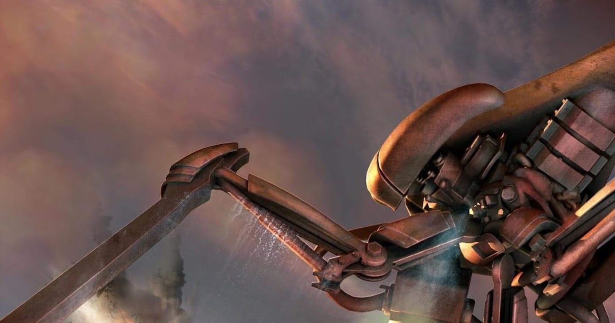 Retro Brit : In H.G. Wells' War of the Worlds - Martian tripods attack ...