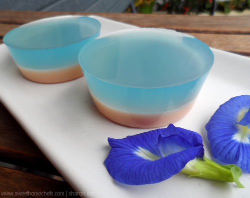 Sweet Home-Chefs: Butterfly Pea Agar-Agar