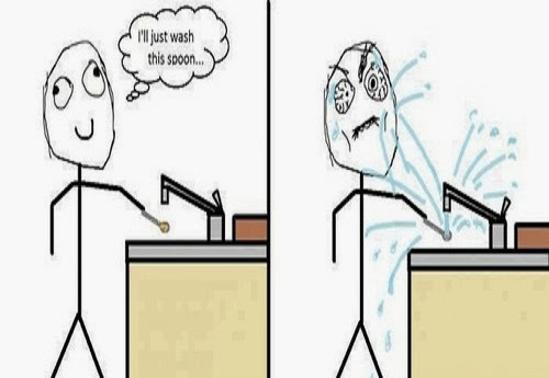 Angry derp meme face comics-I will just wash this spoon...