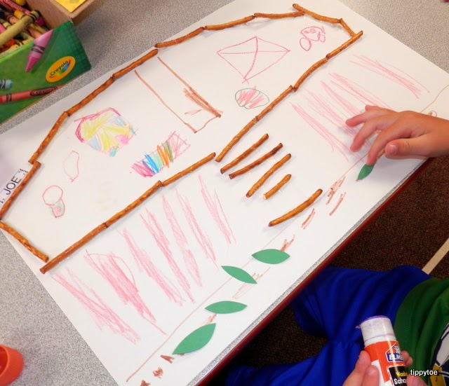 Tippytoe Crafts: Pretzel Tree Houses