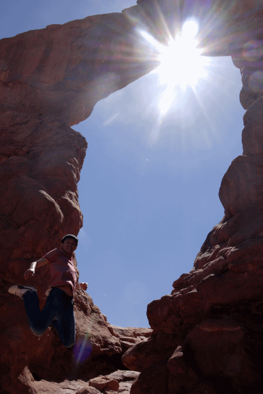 屁股缩一下的Arches National Park Day 5 (1/6/13)