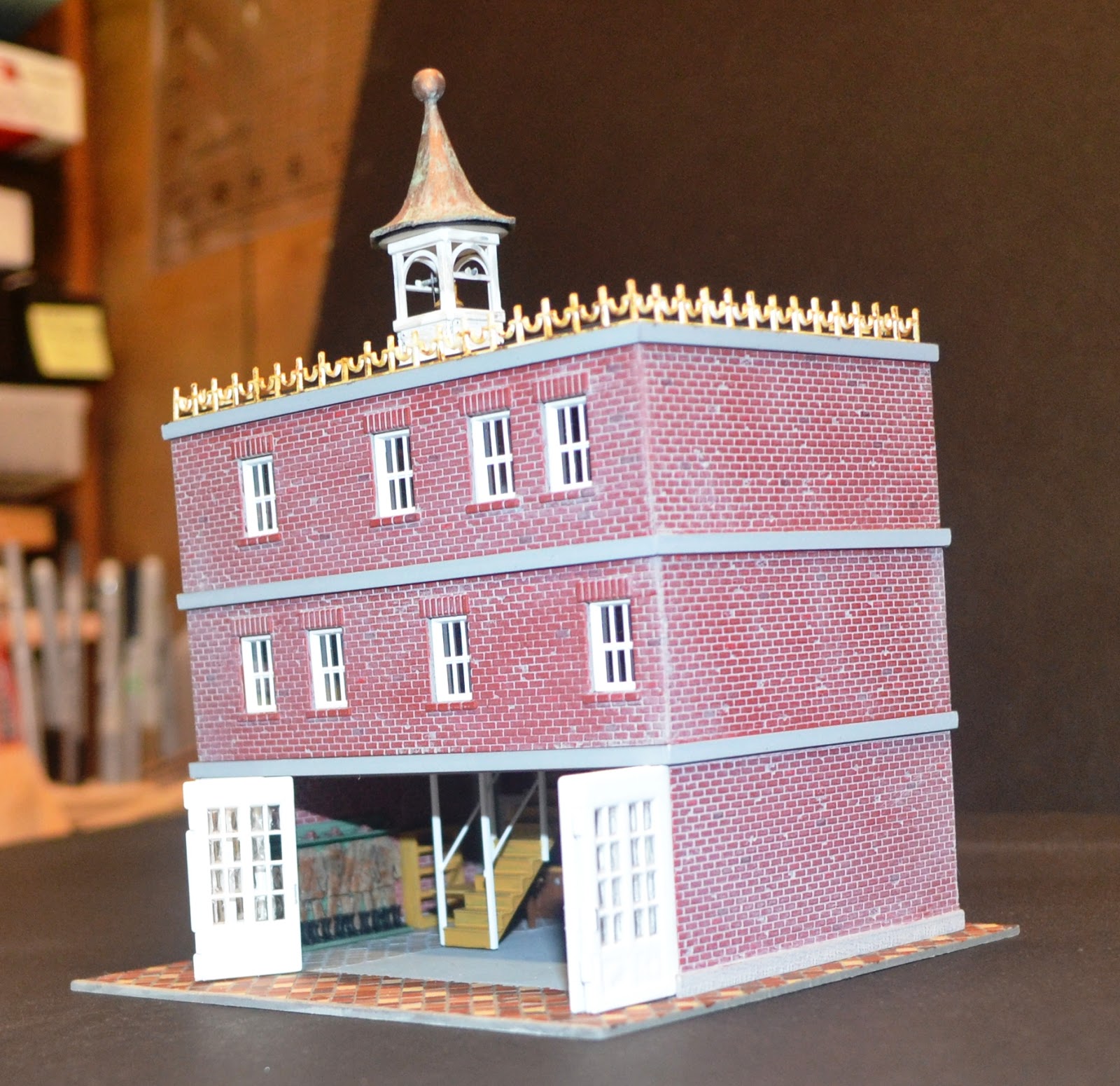 Nirvana Valley Model Railroad: Fire Station, HO Scale Model with 3d ...