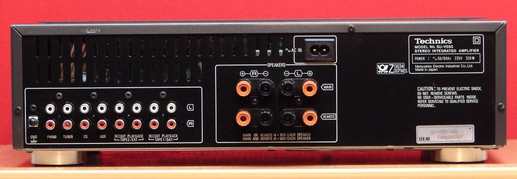 Technics SU-V550 - Integrated Amplifier | AudioBaza