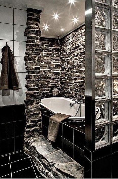 ARQUITECA: 10 áreas de duchas, ¡hechas con piedra!