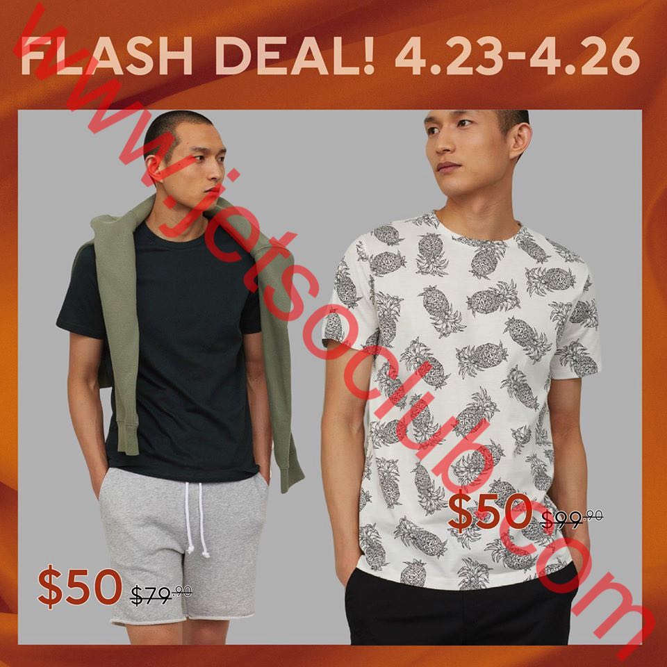 H&M：Flash Deal 低至半價（至26/4） ( Jetso Club 著數俱樂部 )