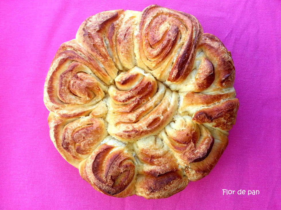 Cocinax2. Las recetas de Laurita.: Flor de pan