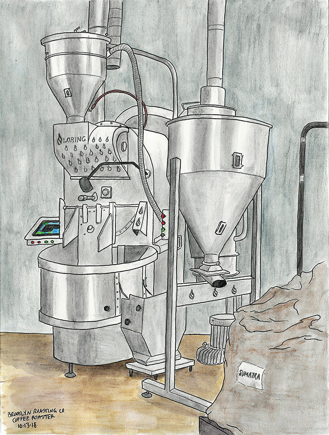 Chris Brown's Sketch House: Brooklyn Roasting Company