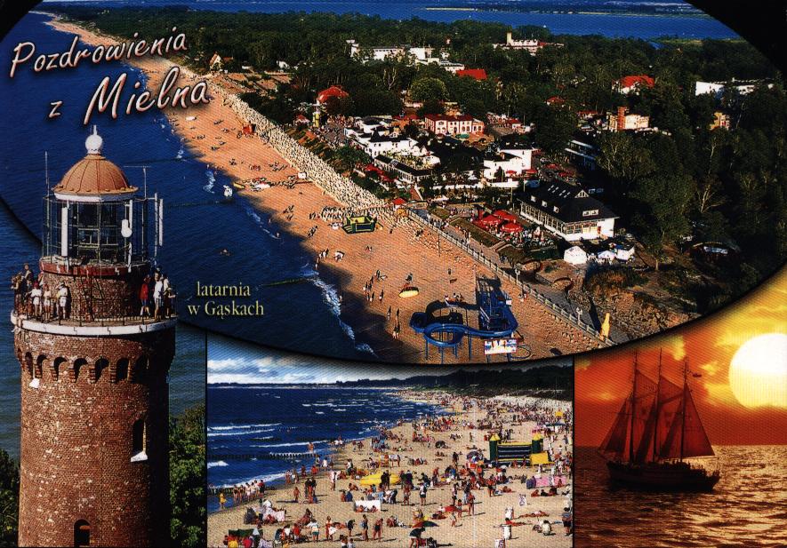 Świat pocztówek: Mielno