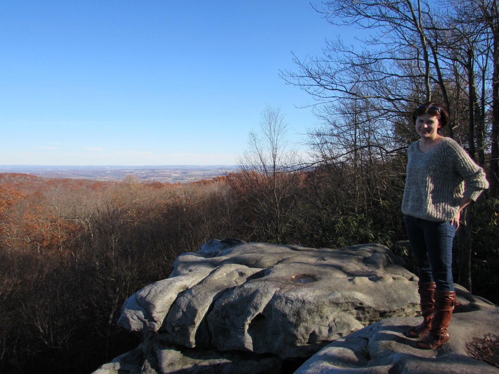 Beam Rocks Overlook Hike and Linn Run State Park, Laughlintown, PA ...
