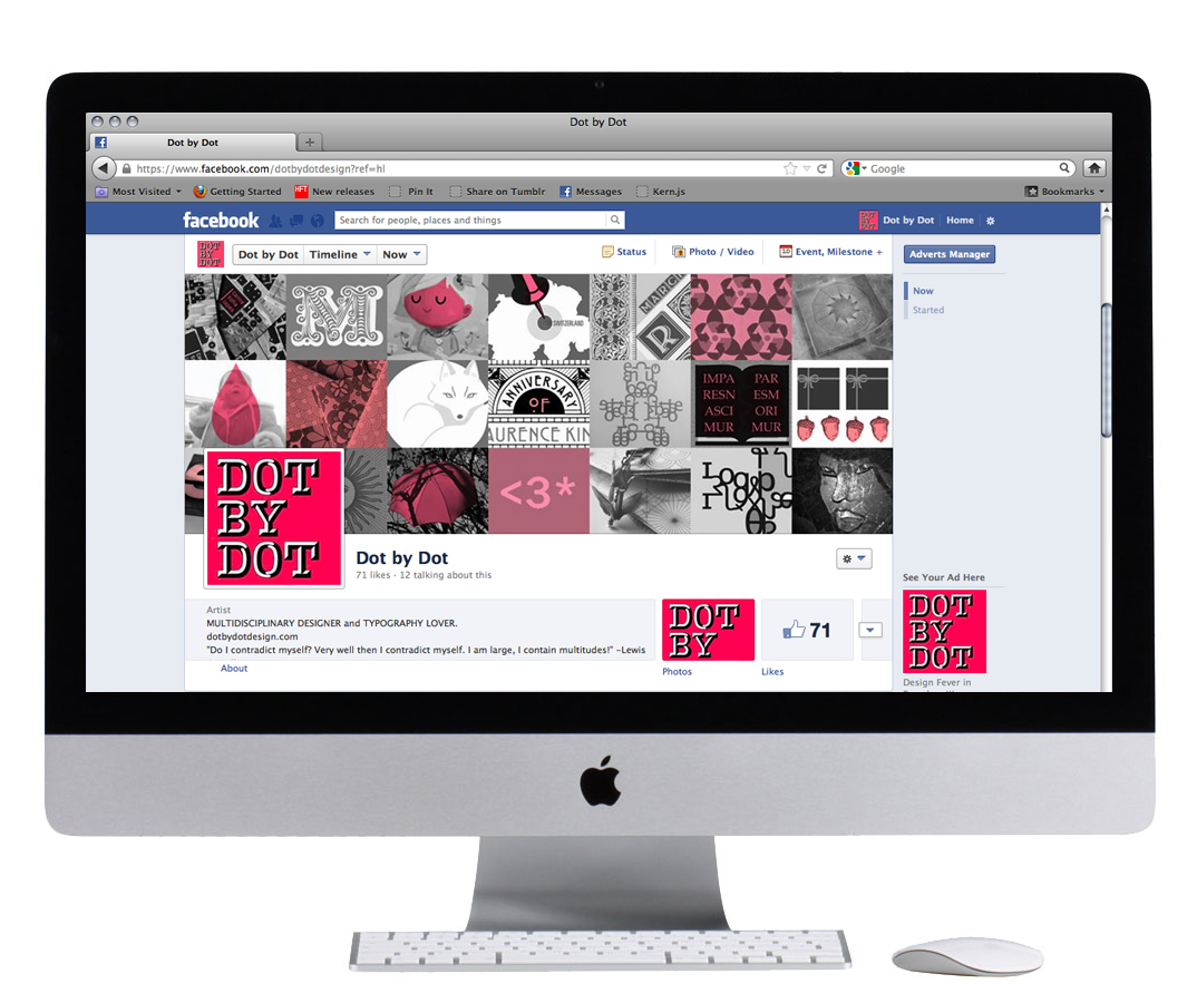 DOT BY DOT: DOT BY DOT is getting social! Follow me on Facebook!