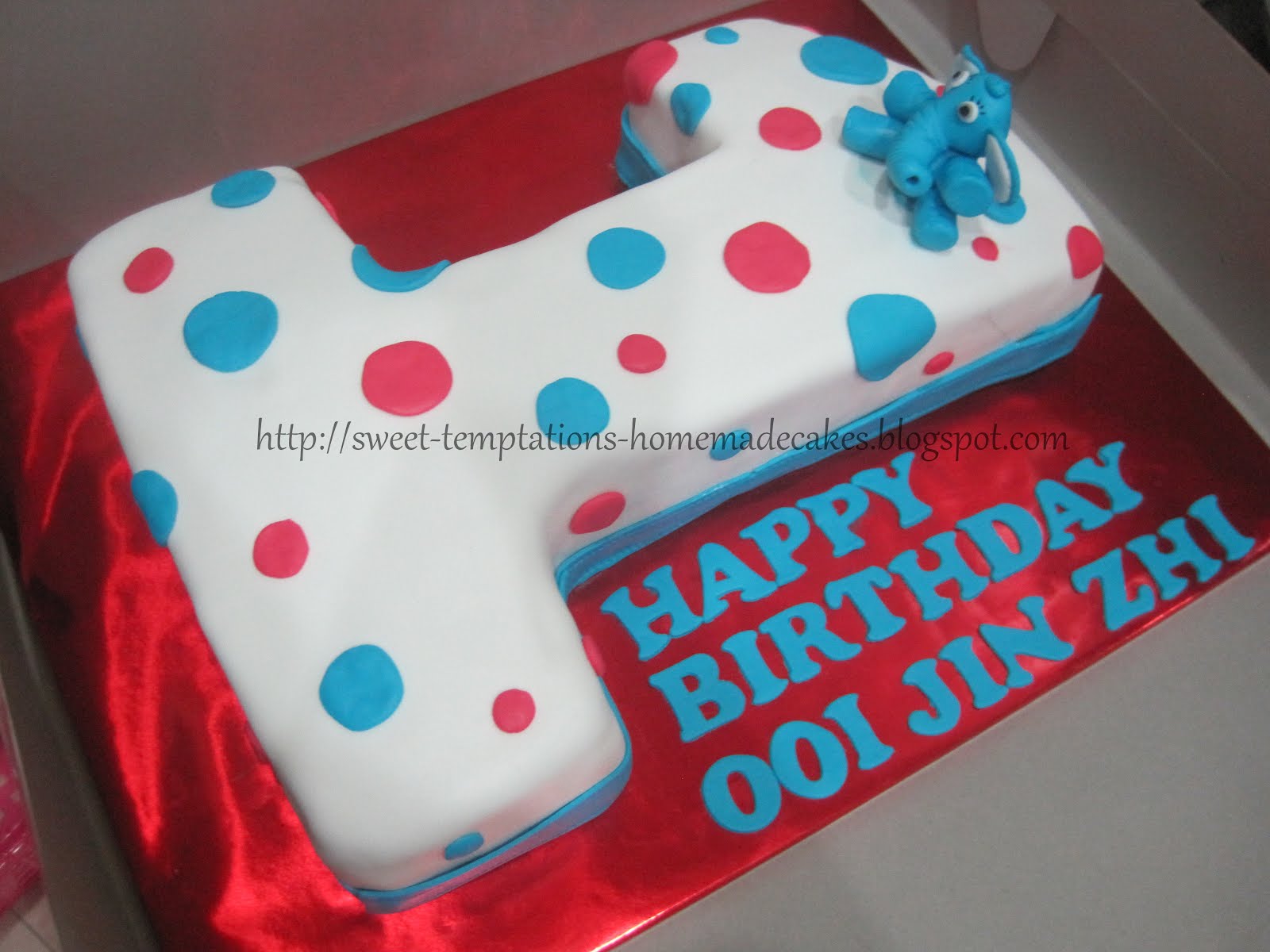 Sweet Temptations Homemade Cakes & Pastry: No.1 3D Cake for One Year Old