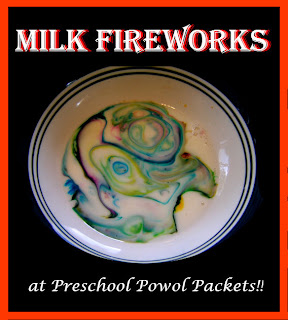 Milk Fireworks Science Experiment | Preschool Powol Packets