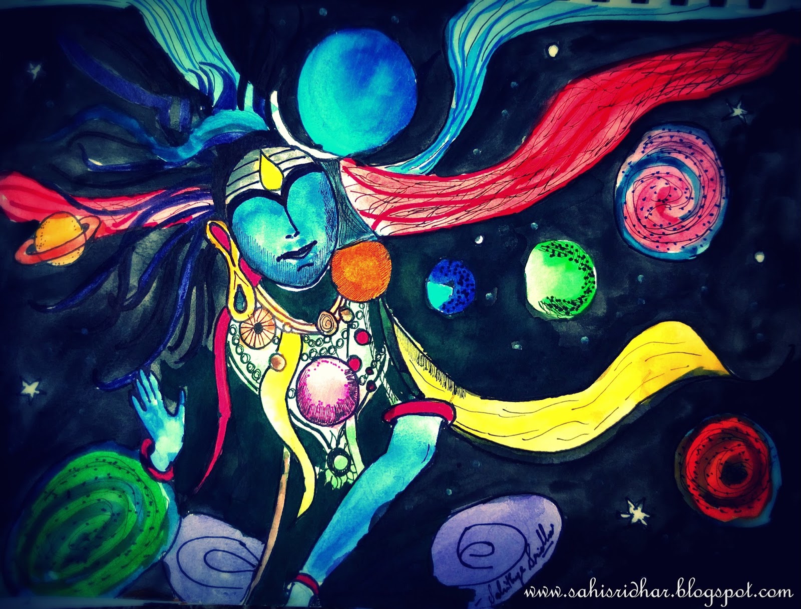 Jagadeesh- Lord shiva painting(art)- shiva series