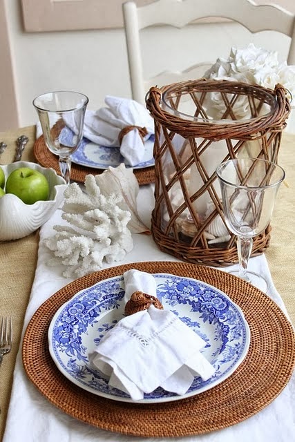 Everything Coastal: Autumn at the Beach - Tablescape ideas #2