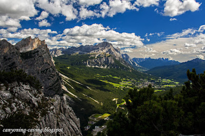 Canyoning - Caving: Via Ferrata Ettore Bovero/Col Rosa, Cortina, Dolomites