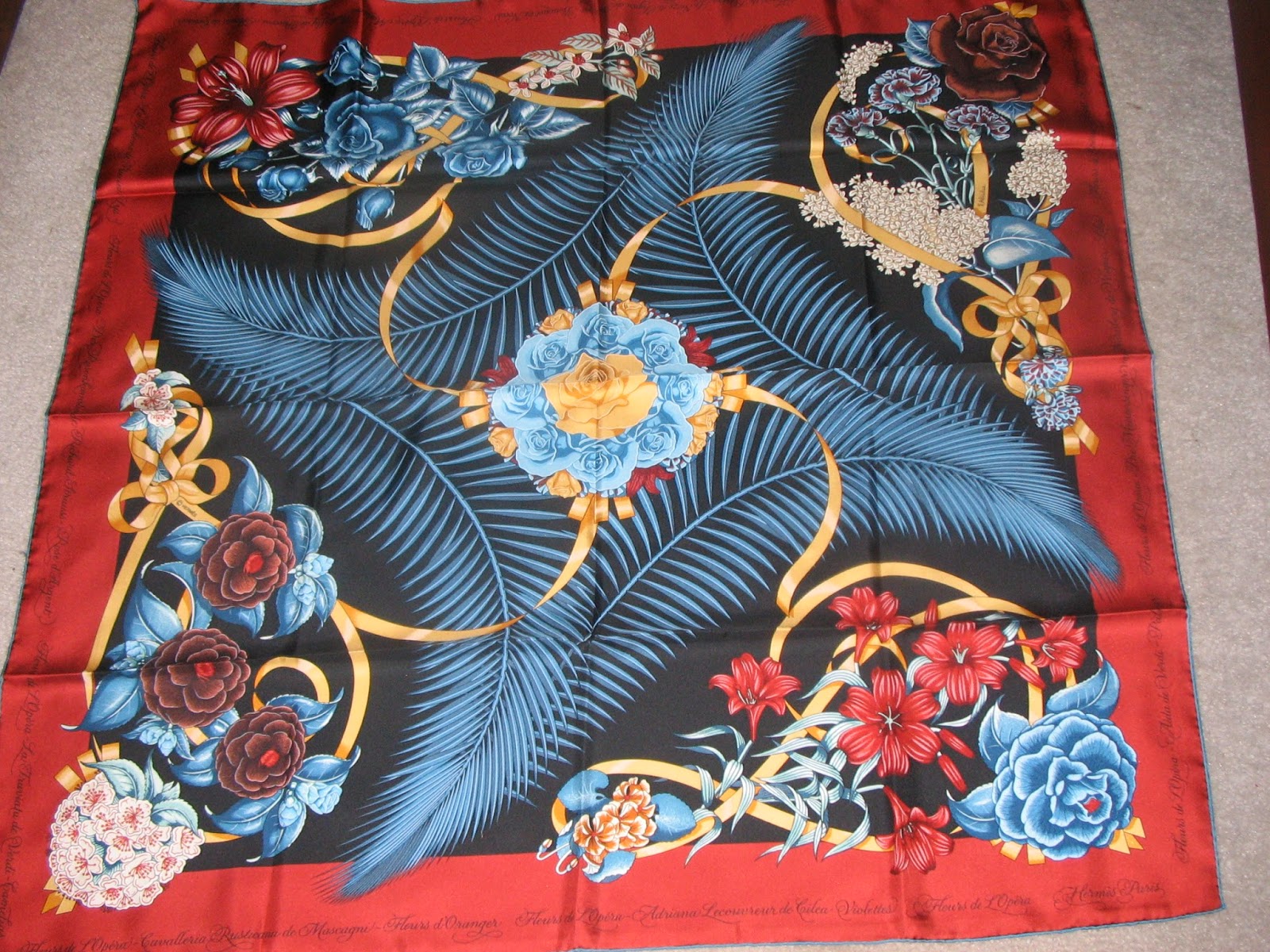 My Hermes Collection: RUST COLORED SCARVES