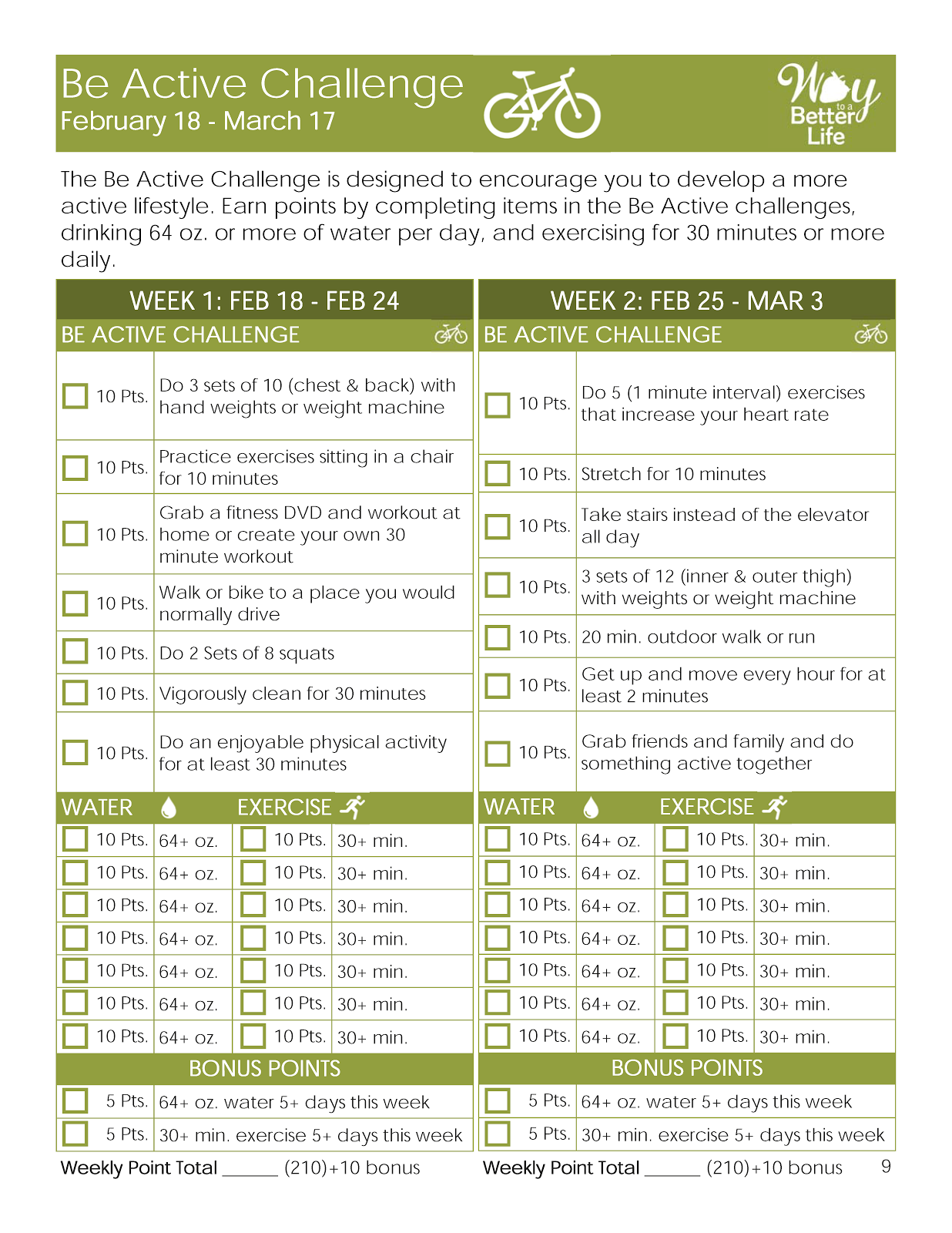 Healthy West Jordan: Be Active Challenge Starts TODAY!