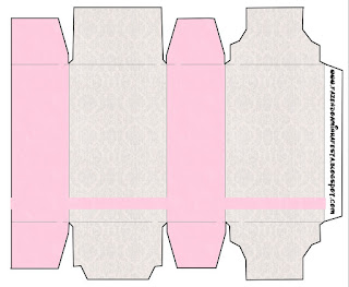 Pink, Lilac y Grey: Free Printable Boxes. | Oh My First Communion!