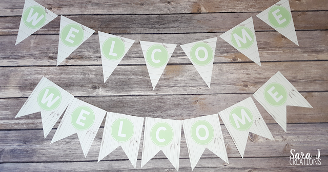 Shiplap Wood and Mint Themed Classroom Decor | Sara J Creations