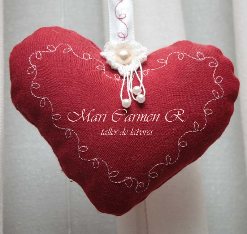 El blog de Mari Carmen (Patchwork, muñecas y más labores): Corazones ...