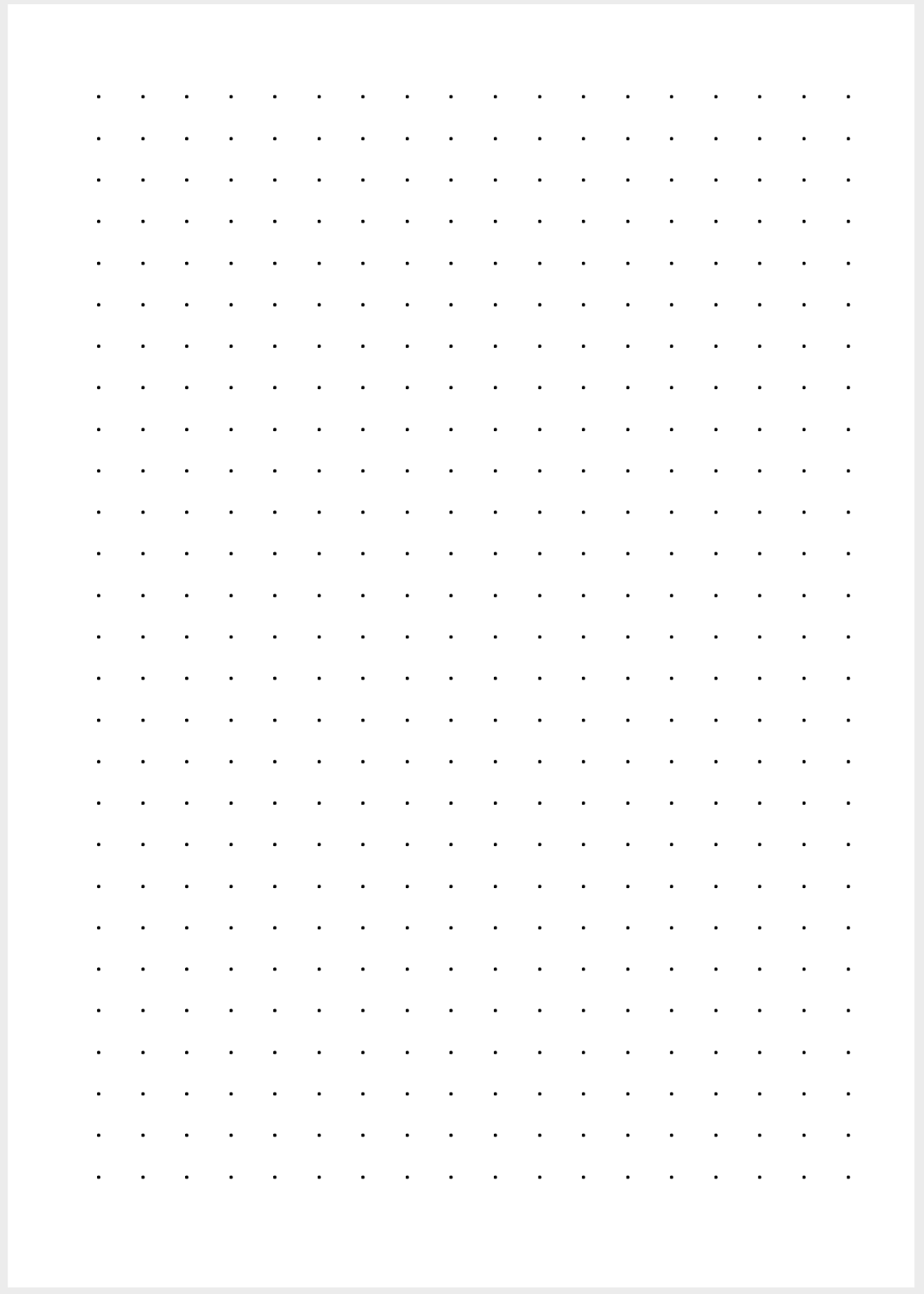 Philofaxy: Dot Grid Pages