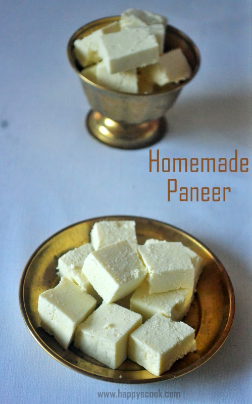 Homemade Paneer Recipe | How to make Paneer Cheese | Happy's Cook