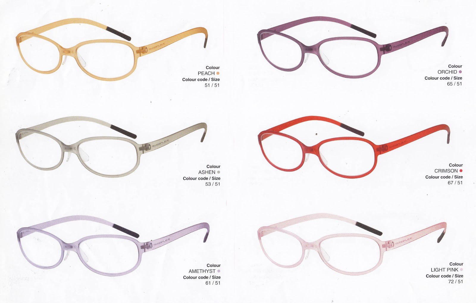 City Optikal: SWISSFLEX - RAINBOW