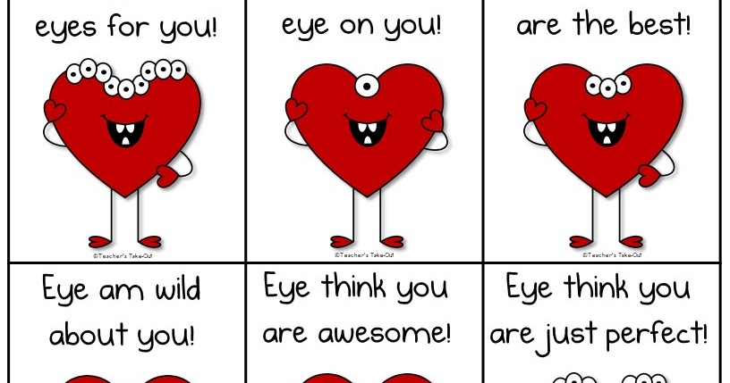 FREE Valentine's Cards for Kids | Teacher's Take-Out