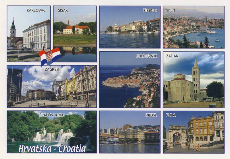 World on Postcards: Croatia / Chorwacja